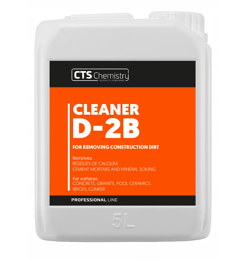 D-2B Cleaner for removing construction dirt – CTS Chemistry